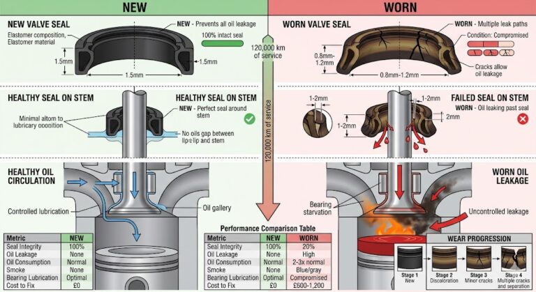 Bad Valve Seals: 4 Symptoms & Real Repair Cost